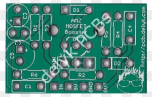 Amz Mosfet Booster Pcb - Mosfet Audio Boost Pcb - Free Transparent PNG ...