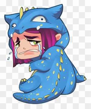 Haley Rawwrrr Messages Sticker-10 - Cartoon - Free Transparent PNG ...