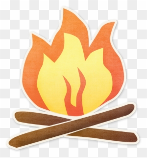 Camp Fire Sticker - Campfire - Free Transparent PNG Clipart Images Download