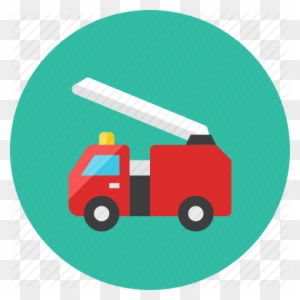 Fire Truck Left Red Icon - Free Fire Truck Icon - Free Transparent PNG ...