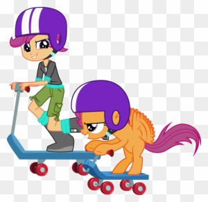 Scootaloo And Scootaloo By Vector-brony - My Little Pony Scootaloo ...