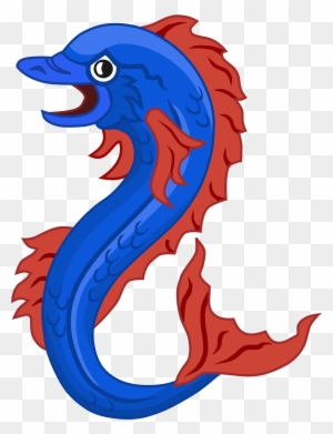 Cartoon Dolphin Clipart 18, Buy Clip Art - Coat Of Arms Dolphin - Free ...