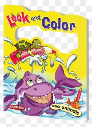 Look And Color - My First Jumbo Colouring Book - Free Transparent PNG ...
