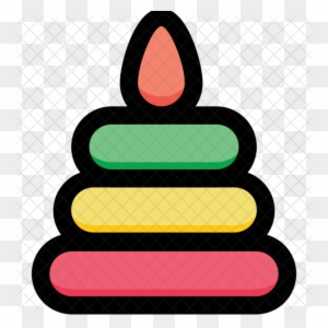 Stacking Ring Icon - Toy - Free Transparent PNG Clipart Images Download