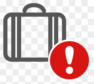 Acceptable Luggage - Sign - Free Transparent PNG Clipart Images Download
