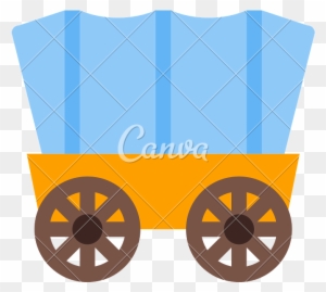Pioneer Wagon Clipart Oregon Trail Covered Wagon American - Cartoon ...