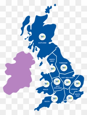 Regional - Nhs Trusts Uk Map - Free Transparent PNG Clipart Images Download