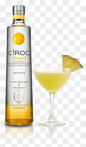 Ciroc Vodka Pineapple - Free Transparent PNG Clipart Images Download