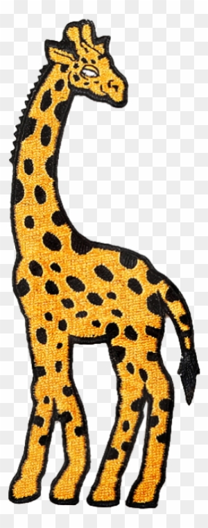 Mini Rodini Embroidery Patch - Giraffe - Free Transparent PNG Clipart ...