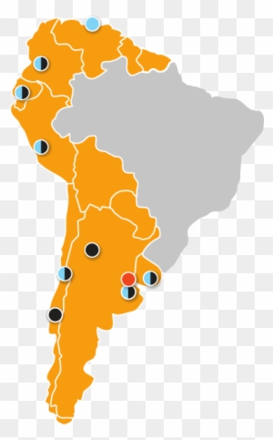 Latin America Simple Clip Art At Clker - Latin America Map Vector Free ...