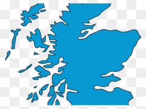 Blue, Outline, Map, Scotland, Silhouette, Island - Wall Sticker Uk ...