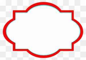 Decorative Label Clip Art At Clker - Red Decorative Frame Clipart ...