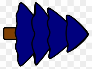 Large 4 Layer Navy Blue Fir Tree Svg Clip Arts 600 - Large 4 Layer Navy ...