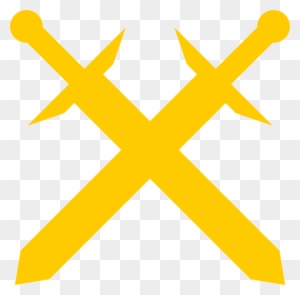 Golden Cross Swords Png - Free Transparent PNG Clipart Images Download