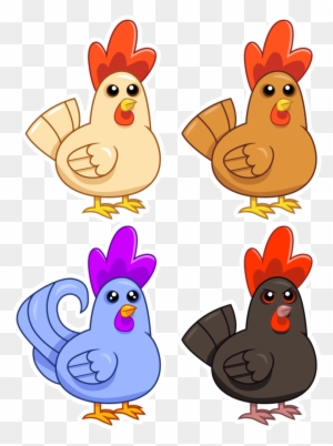 Stardew Valley Chickens By Cloudyglow - Blue Chicken Stardew Valley Png ...