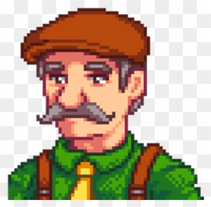 Stardew Valley Lewis - Stardew Valley Mayor Lewis - Free Transparent ...