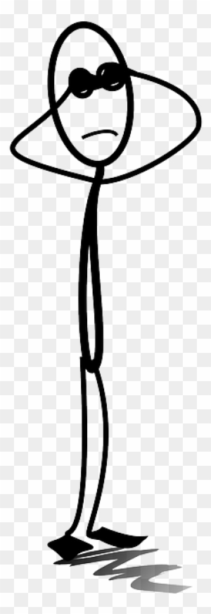 Stick Figure Clip Art - Angry Stickman - Free Transparent PNG Clipart ...