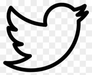 Twitter Logo Outline Free Icon - Twitter Line Icon Png - Free ...