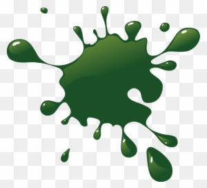 Colour Splash Stickers - Green Paint Splodge - Free Transparent PNG ...