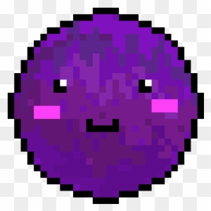Cute Planet Purple - Png Planet Pixel Art - Free Transparent PNG ...