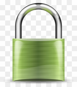 Padlock Closed Green - Clip Art - Free Transparent PNG Clipart Images ...
