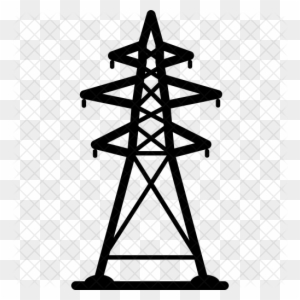 Electricity Tower Icon - Electric Power Tower Icon - Free Transparent ...