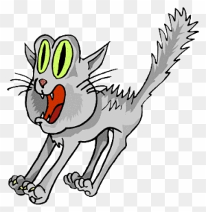 Scared Cat Clipart 7 Clip Art Of A Scary - Halloween Clipart Black Cat ...