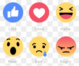 Sad Emoji Clipart Haha - Facebook Reactions - Free Transparent PNG ...