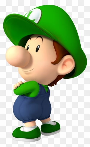 Super Mario Baby Luigi - Free Transparent PNG Clipart Images Download