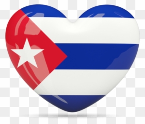 Cuba Flag Heart Shape - Cuban Flag In A Heart - Free Transparent PNG ...