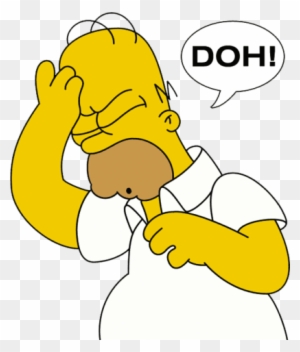 Homer Simpson Doh - Homer Simpson Meme Doh - Free Transparent PNG ...