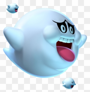 Boo Face - - Super Mario Ghost Face - Free Transparent PNG Clipart ...