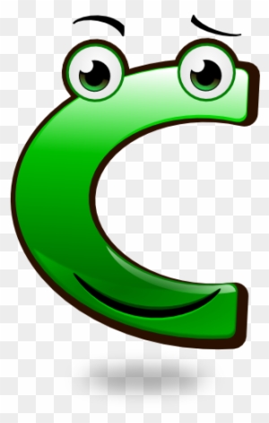 C By Mondspeer - Smiley Letter C - Free Transparent PNG Clipart Images ...