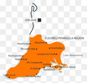 Fleurieu Peninsula Map - Fleurieu Peninsula Map - Free Transparent PNG ...