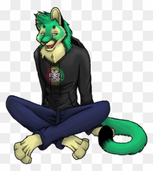 Fallon Cougar Anthro By Fallonzeke - Sitting - Free Transparent PNG ...
