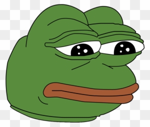 Goldenboy On Twitter - Sad Pepe Twitch Emote - Free Transparent PNG ...