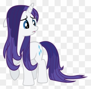 My Little Pony Rarity Sad - Free Transparent PNG Clipart Images Download