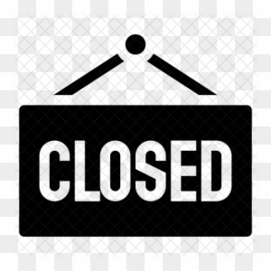 Closed Sign Icon - Circle - Free Transparent PNG Clipart Images Download