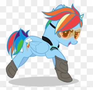 Rainbow Dash Running Vector - Free Transparent PNG Clipart Images Download