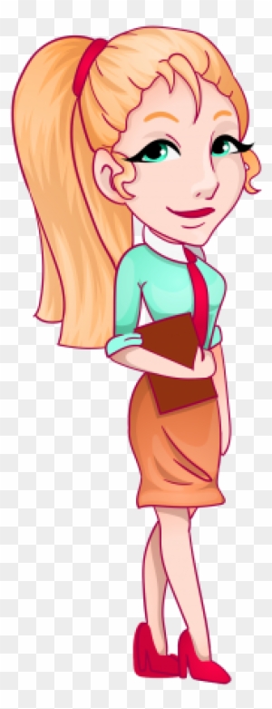 Office Women Vector Png Transparent Image - Office Girl Vector Png ...