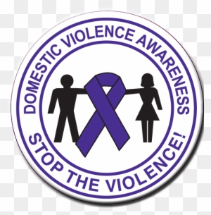 Domestic Violence Awareness Stickers-roll Of - Silence Stop The ...