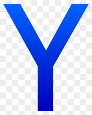 Blue Alphabet Letter Y - Letter Y Clipart Blue - Free Transparent PNG ...