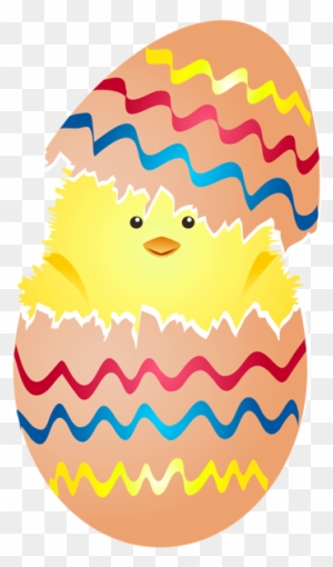 Chicken Egg Clipart - Easter Egg And Chick - Free Transparent PNG ...