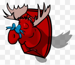 Moose Head Sprite 006 - Moose Head - Free Transparent PNG Clipart ...
