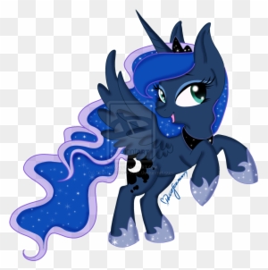 Mlp Vector Princess Luna By Azur Wing - Mlp Fim Luna Wings - Free ...