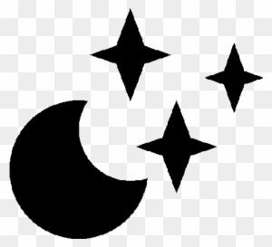 Crescent Moon Symbol Icon - Icon Nuit - Free Transparent PNG Clipart ...