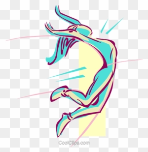 Long Jump Royalty Free Vector Clip Art Illustration - Long Jump Royalty ...