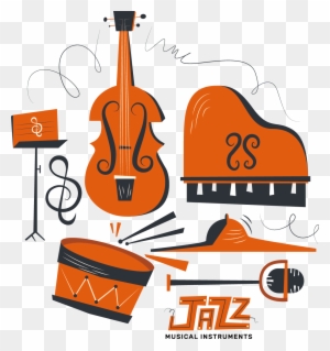 Illustration - Jazz Art Black And White - Free Transparent PNG Clipart ...