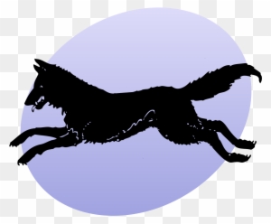 Wolf - Running Wolf Silhouette - Free Transparent PNG Clipart Images ...