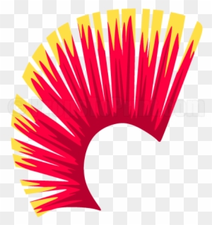 Printable Mohawk Photo Booth Prop - Mohawk Clipart - Free Transparent ...